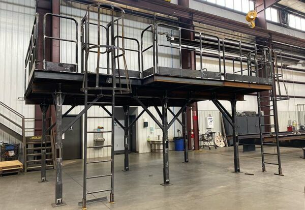 Walk Platform | Projects | Sawyer Fabrication - Tulsa, OK