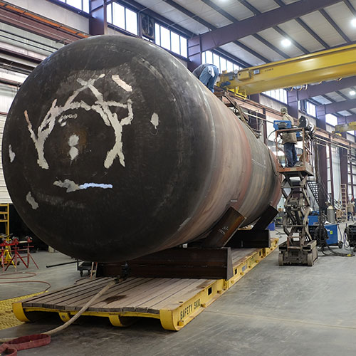 18.5k Pressure Vessel - ASME | Projects | Sawyer Fabrication - Tulsa, OK