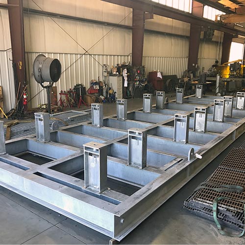 Galvanized Skids | Custom built by Sawyer Fabrication