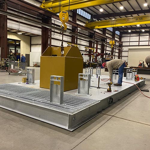 Galvanized Skids | Custom built by Sawyer Fabrication