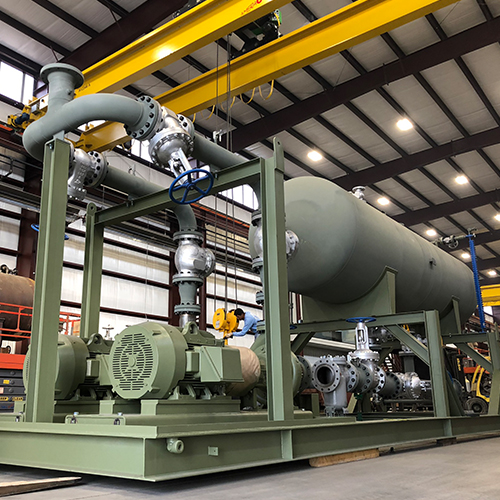 Industrial Pump Skid | Projects | Sawyer Fabrication - Tulsa, OK