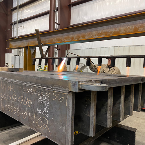 Hydro Bunker for Frack Pumps - Sawyer Fabrication