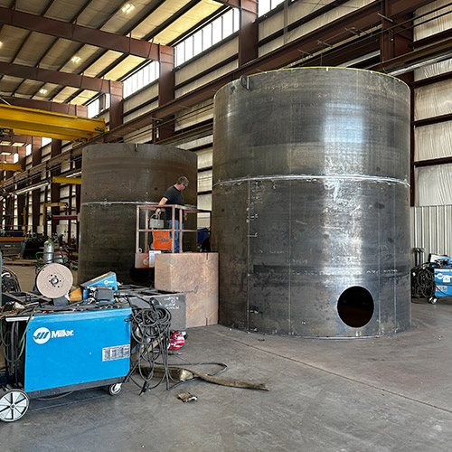 Water Detention Tank - Sawyer Fabrication